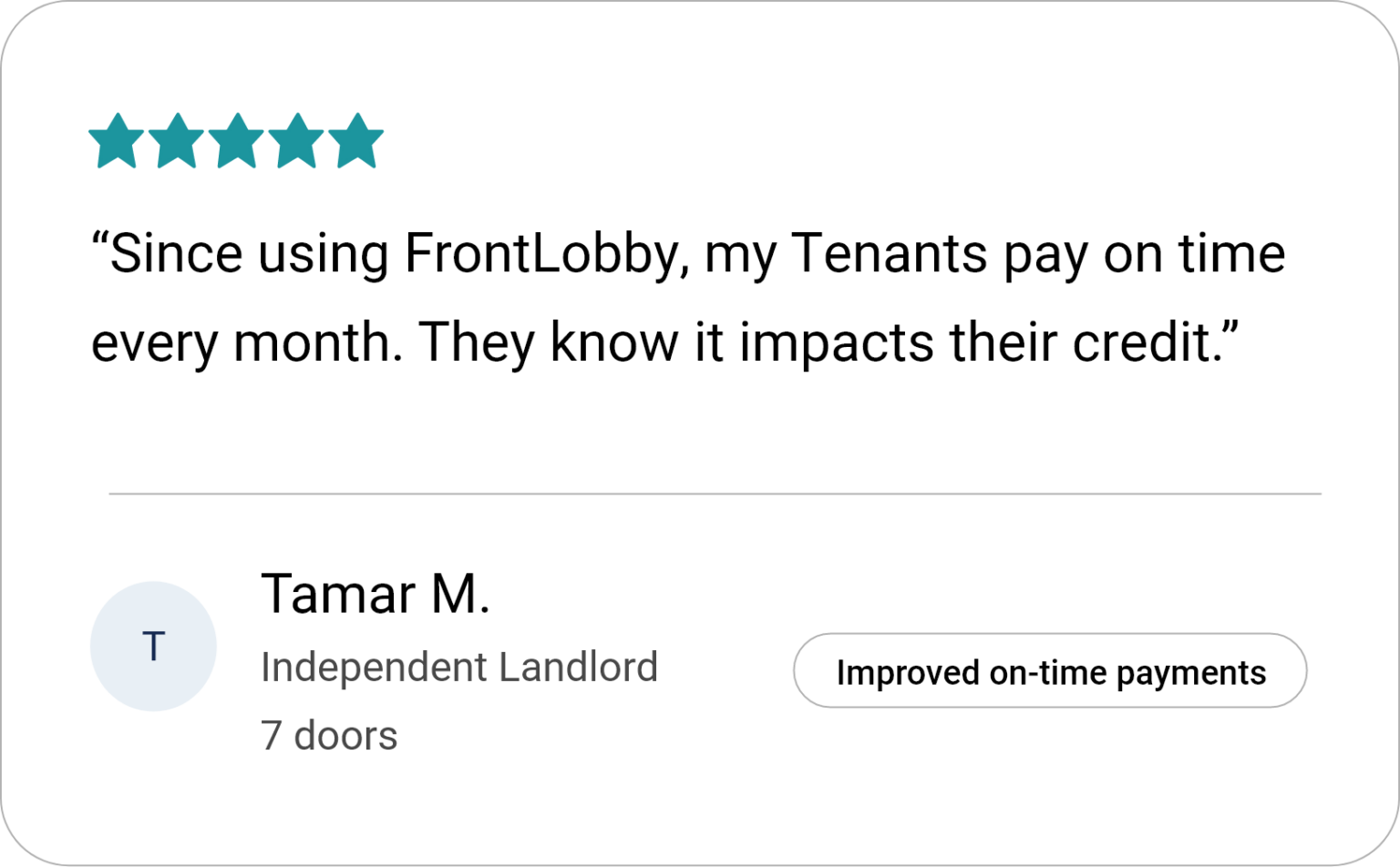 Rent Reporting Services US | FrontLobby for Landlords & Tenants